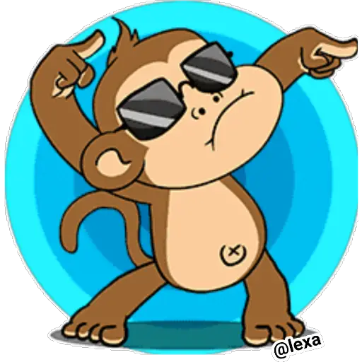 Sticker Maker - ?Cute Monkey