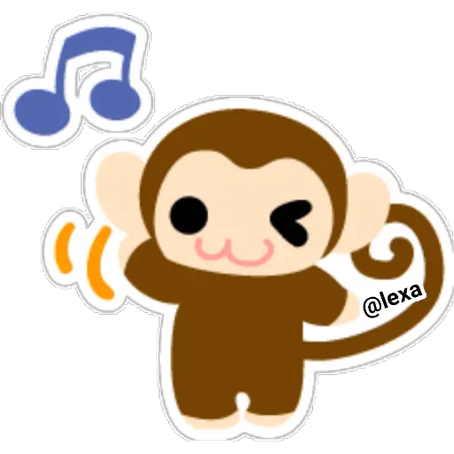 Sticker Maker - ?Cute Monkey