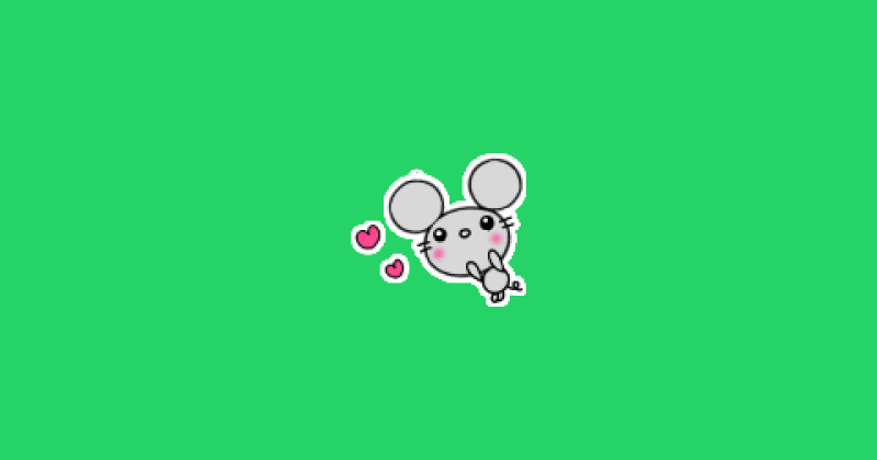 Sticker Maker - Cute Mouse🐭💛