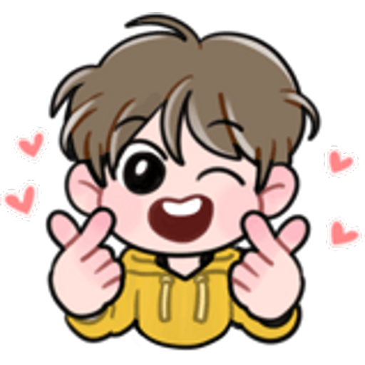 Sticker Maker Cute Short Hair By Jovia