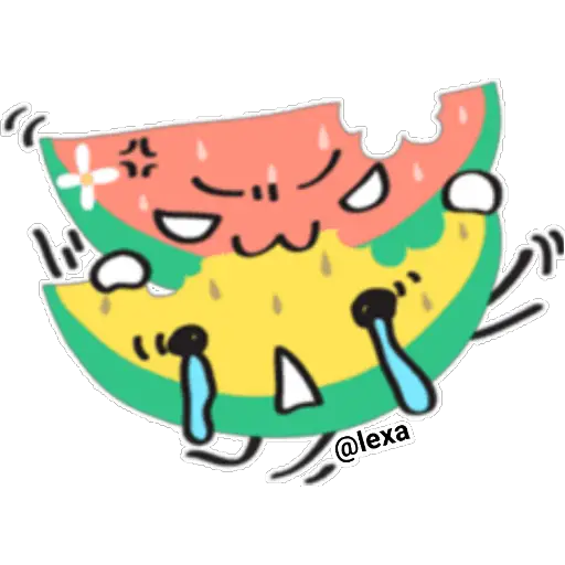 Sticker Maker - Cute watermelon