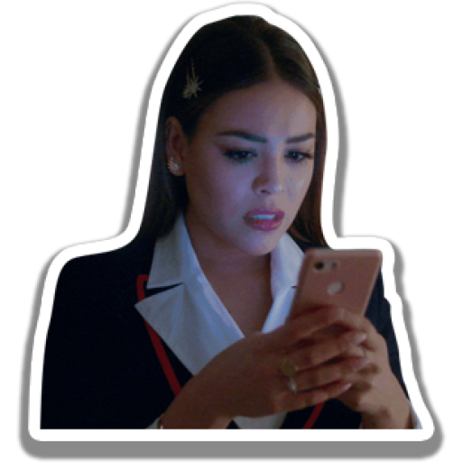 Sticker Maker - Danna Paola como Lu de Élite