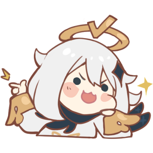 Sticker Maker - Paimon Paintings Set 1
