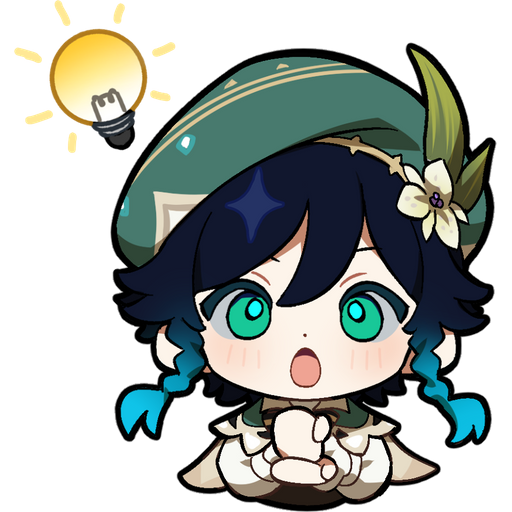 Sticker Maker - Paimon Paintings Set 2
