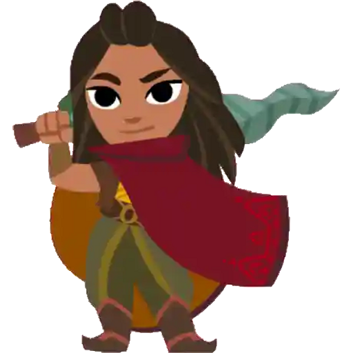 Sticker Maker - Disney Raya the dragon
