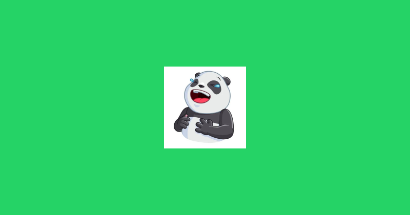 Sticker Maker - Дружелюбная панда