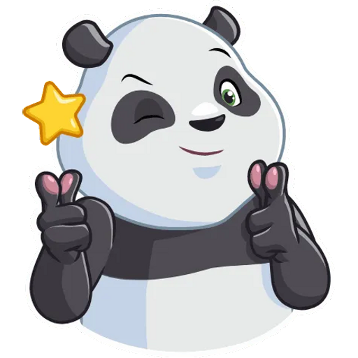 Sticker Maker - Дружелюбная панда