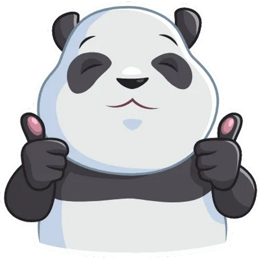 Sticker Maker - Дружелюбная панда