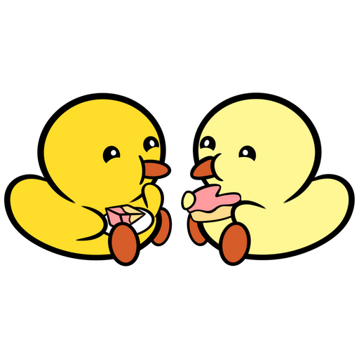 Sticker Maker - Duckie and Duck