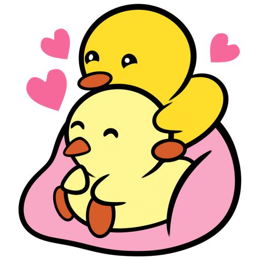 Sticker Maker - Duckie and Duck