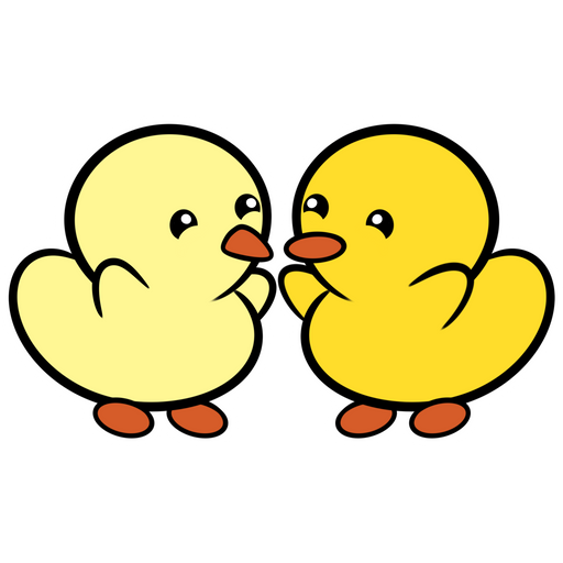 Sticker Maker - Duckie and Duck
