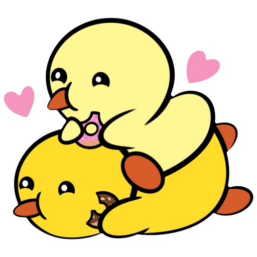Sticker Maker - Duckie and Duck