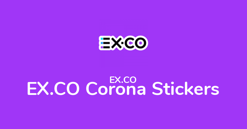 Sticker Maker - EX.CO Corona Stickers