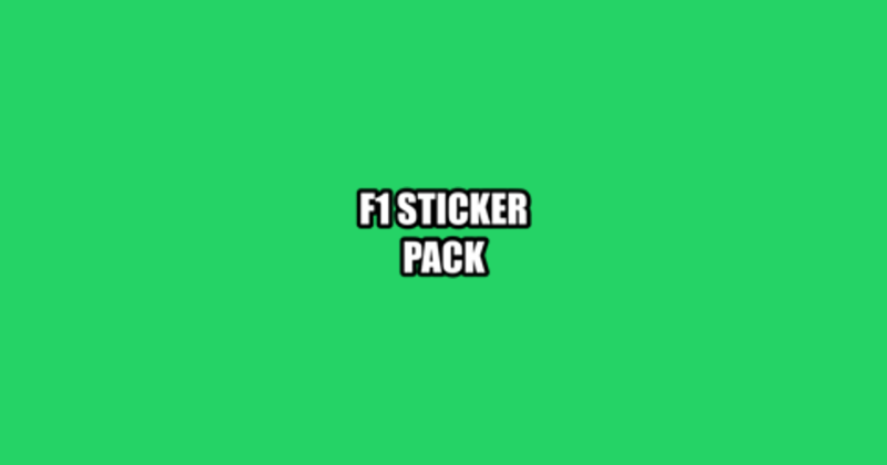 Sticker Maker - F1 Drivers Meme Pack V1