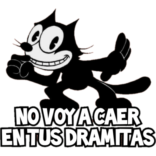 Sticker Maker - Felix el gato