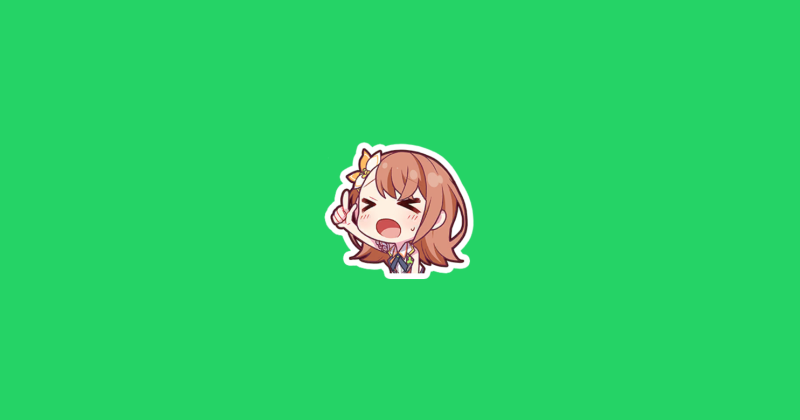 Sticker Maker - Fight, fight Minori!