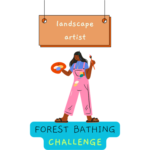 Sticker Maker - Forest Bathing Challenge