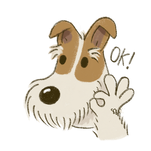 Sticker Maker - Fox Terrier by the Atelier Dog