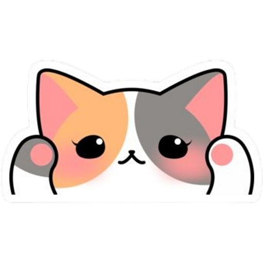 Sticker Maker - Gatito Calico_VR1