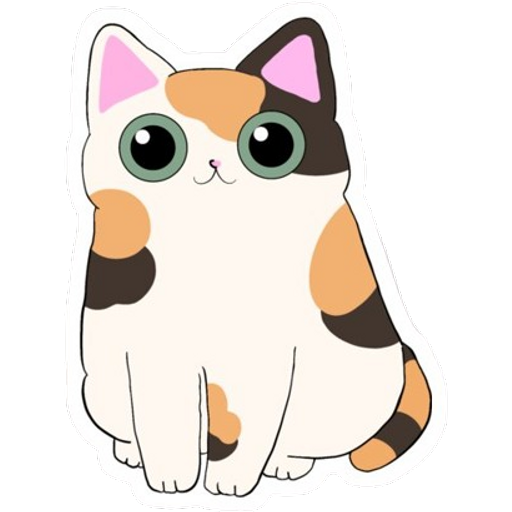 Sticker Maker - Gatito Calico_VR1