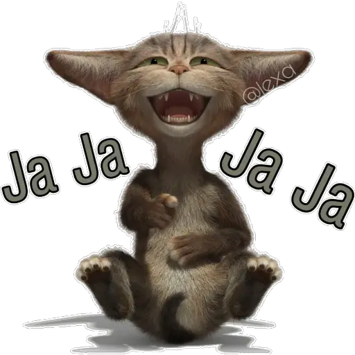 Sticker Maker - Gato feo
