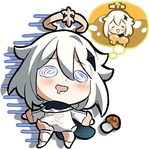 Sticker Maker - Genshin Emotes: Pack 10