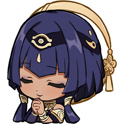 Sticker Maker - Genshin Emotes: Pack 10