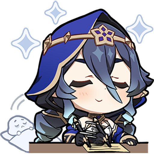 Sticker Maker - Genshin Emotes: Pack 10