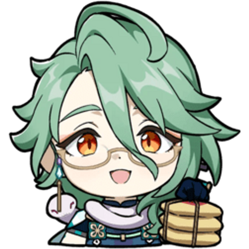 Sticker Maker - Genshin Emotes: Pack 12