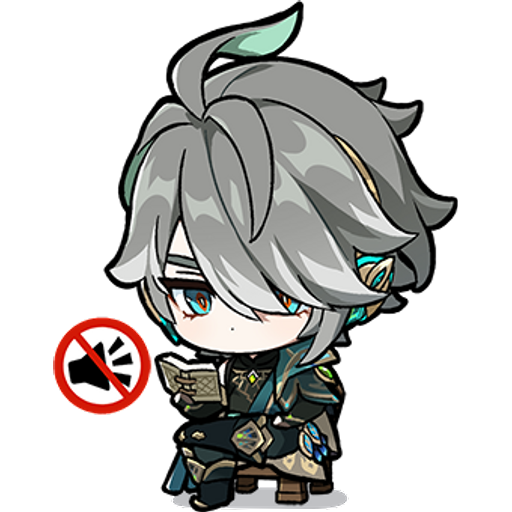 Sticker Maker - Genshin Emotes: Pack 12