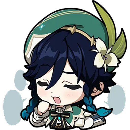Sticker Maker - Genshin Emotes: Pack 15