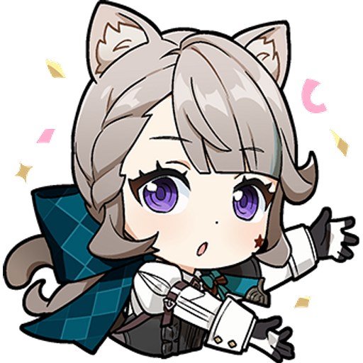 Sticker Maker - Genshin Emotes: Pack 15