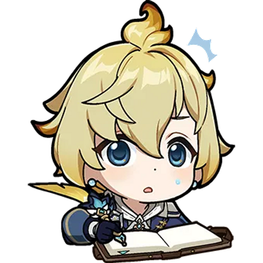 Sticker Maker - Genshin Emotes: Pack 15