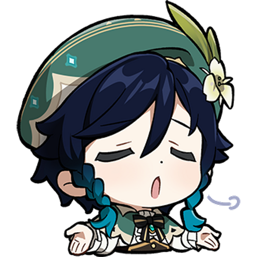 Sticker Maker - Genshin Emotes: Pack 8