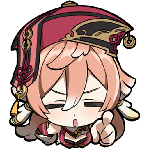 Sticker Maker - Genshin Emotes: Pack 8