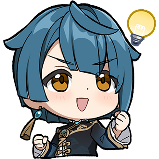 Sticker Maker - Genshin Emotes: Pack 8