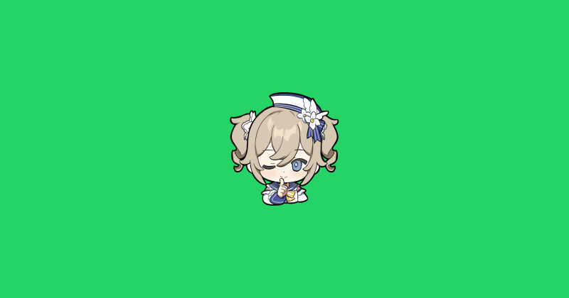 Sticker Maker - Genshin Impact - Barbara Pack 01