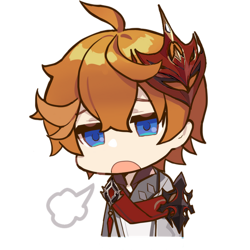 Sticker Maker - Genshin Impact - Childe Pack 01