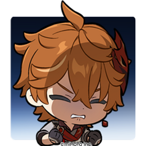 Sticker Maker - Genshin Impact - Childe Pack 01