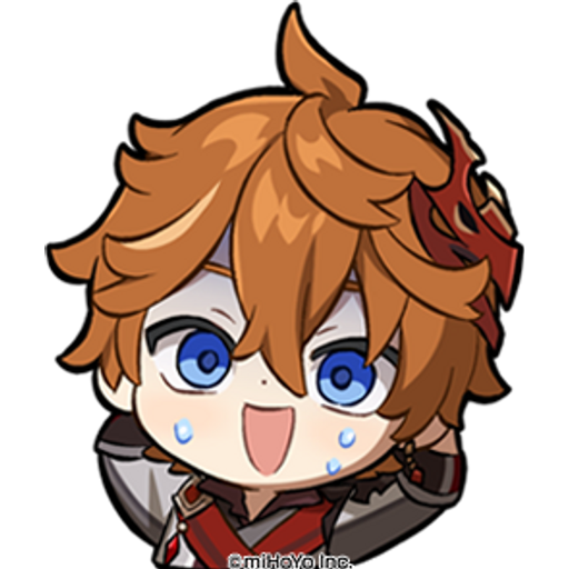 Sticker Maker - Genshin Impact - Childe Pack 01