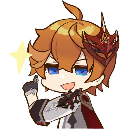 Sticker Maker - Genshin Impact - Childe Pack 01