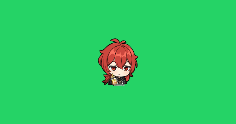 Sticker Maker - Genshin Impact - Diluc Pack 01