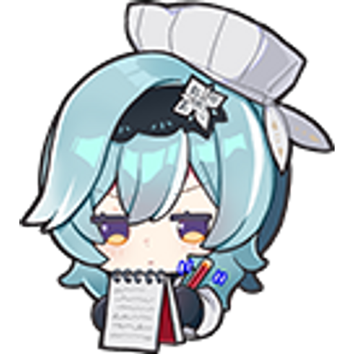 Sticker Maker - Genshin Impact - Eula Pack 01