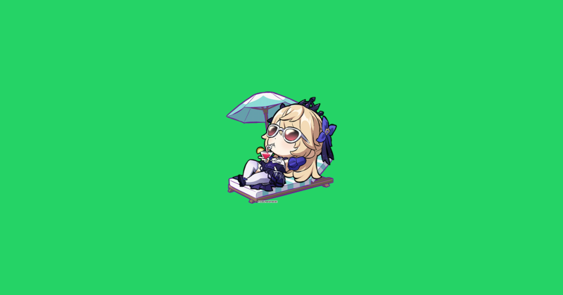 Sticker Maker - Genshin Impact - Fischl Pack 01