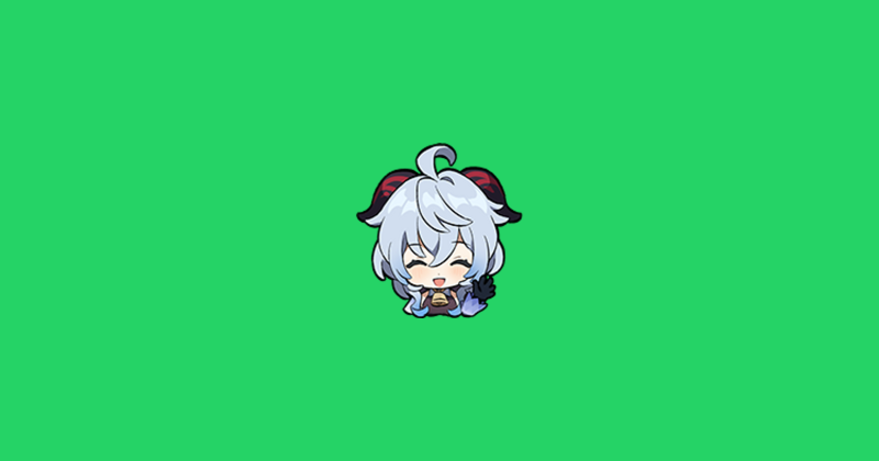 Sticker Maker - Genshin Impact - Ganyu Pack 01