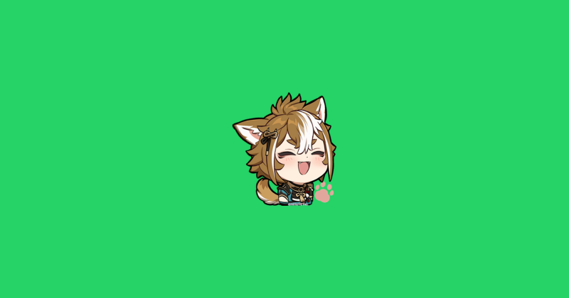 Sticker Maker - Genshin Impact - Gorou Pack 01