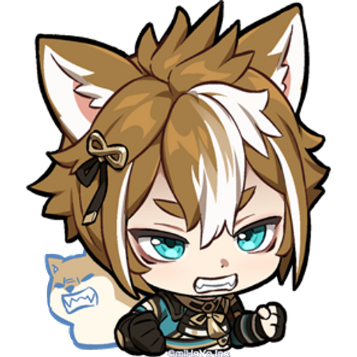 Sticker Maker - Genshin Impact - Gorou Pack 01