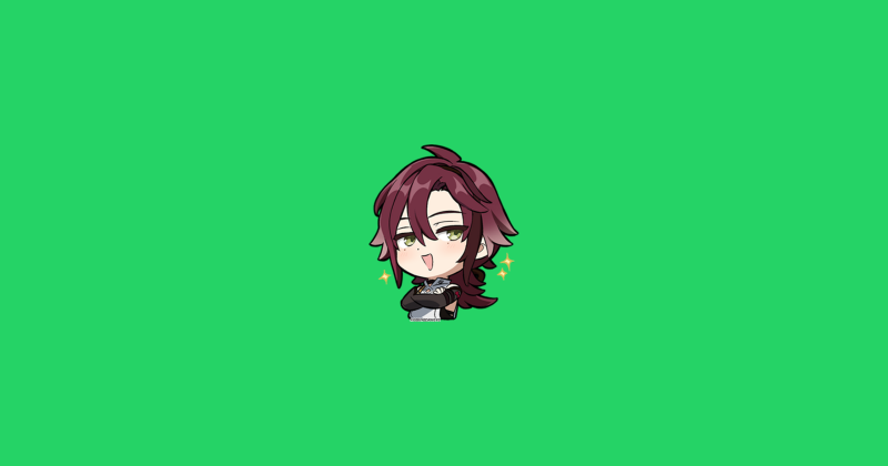 Sticker Maker - Genshin Impact - Heizou Pack 01