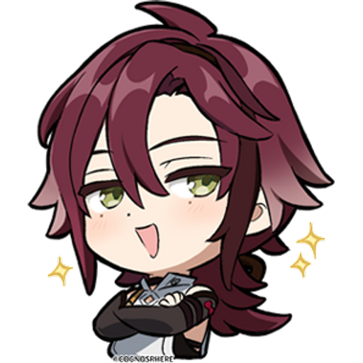 Sticker Maker - Genshin Impact - Heizou Pack 01