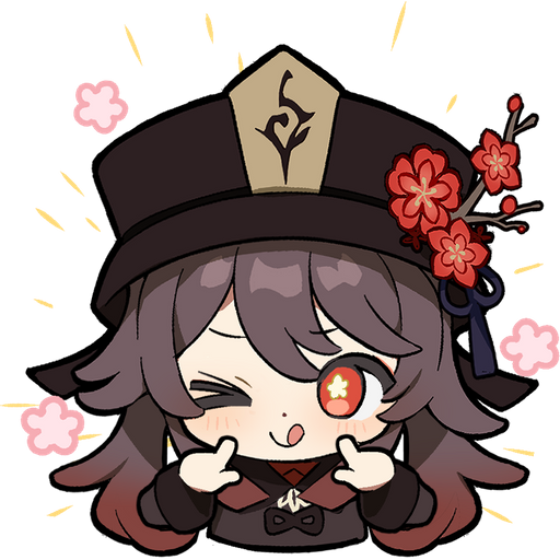 Sticker Maker - Genshin Impact Hutao